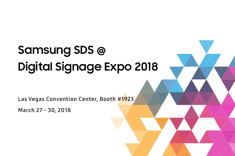 Samsung SDS at Digital Signage Expo 2018