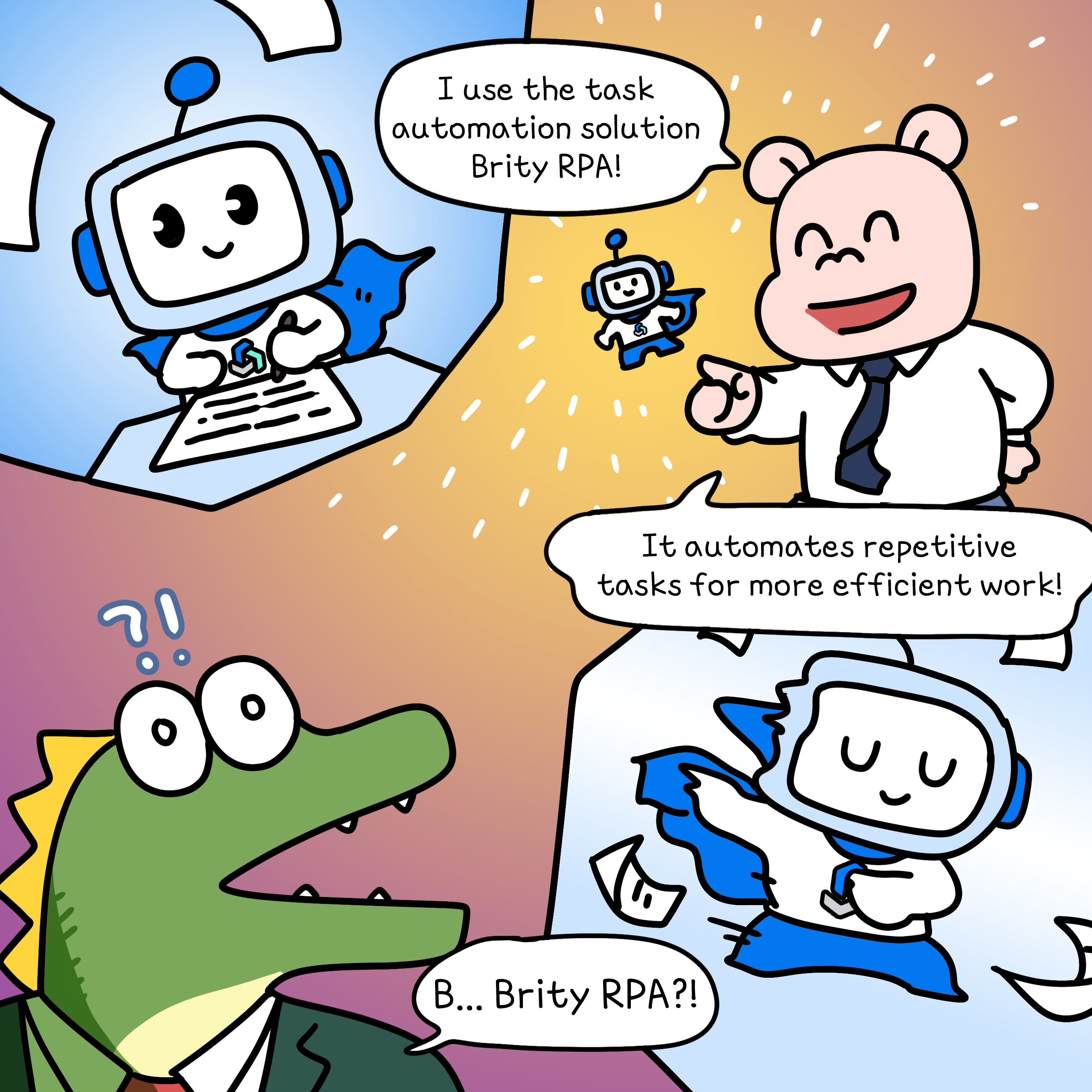 Leave Simple Manual Tasks to the Task Fairy, Brity RPA!