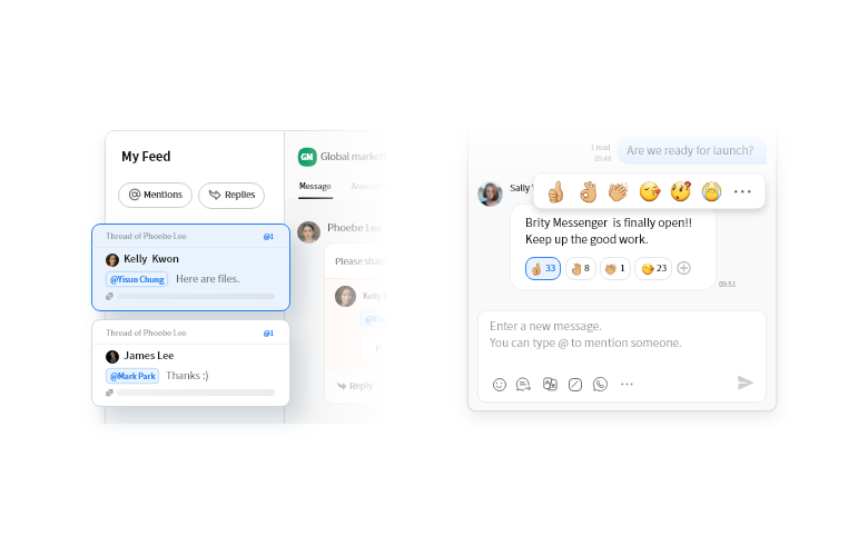 Brity Messenger l Convenient and safe work communications l Samsung SDS