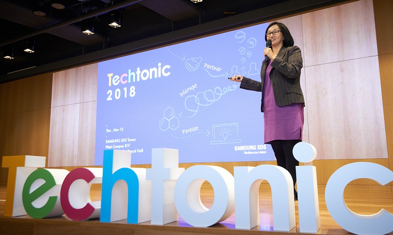 The First Samsung SDS Techtonic 2018, Marking the New Beginning of Samsung SDS, Promoting its ...