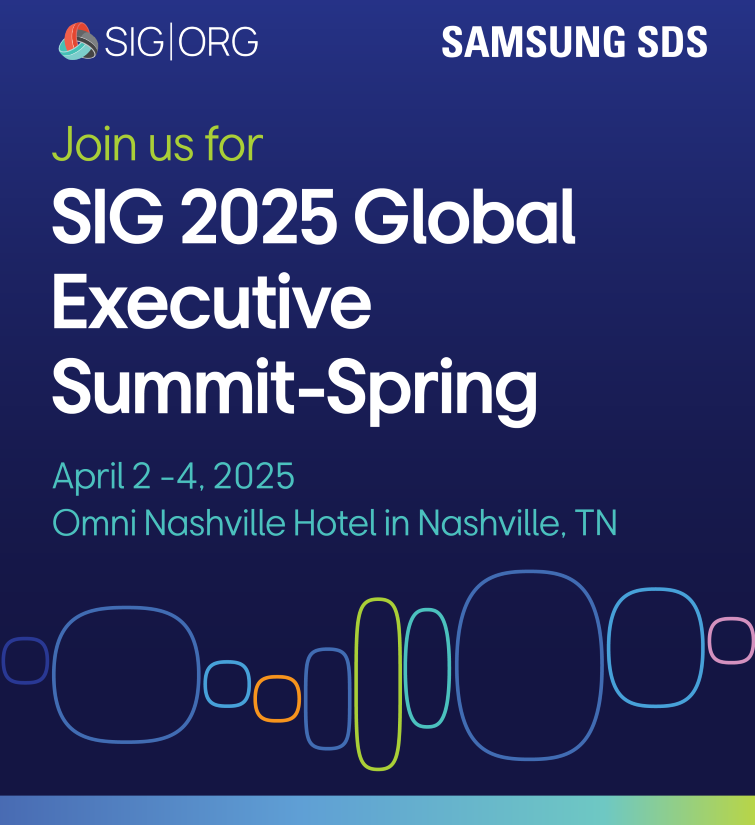 Join Us at the 2025 Spring SIG Global Executive Summit | Events ...